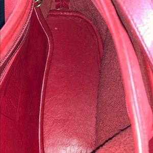 Coach | Bags | Coach Vint H5c443 Red Leather Shoulder Bag Usa | Poshmark